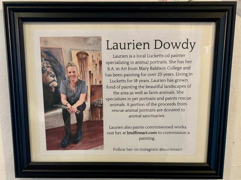 “Frida Fox” Original Local Art – Lucketts Store